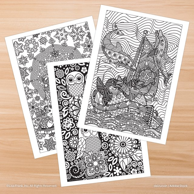 LISA FRANK Craft - Libro Avanzado para Colorear - Lovely Kids Costa Rica