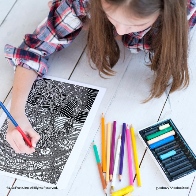 LISA FRANK Craft - Libro Avanzado para Colorear - Lovely Kids Costa Rica